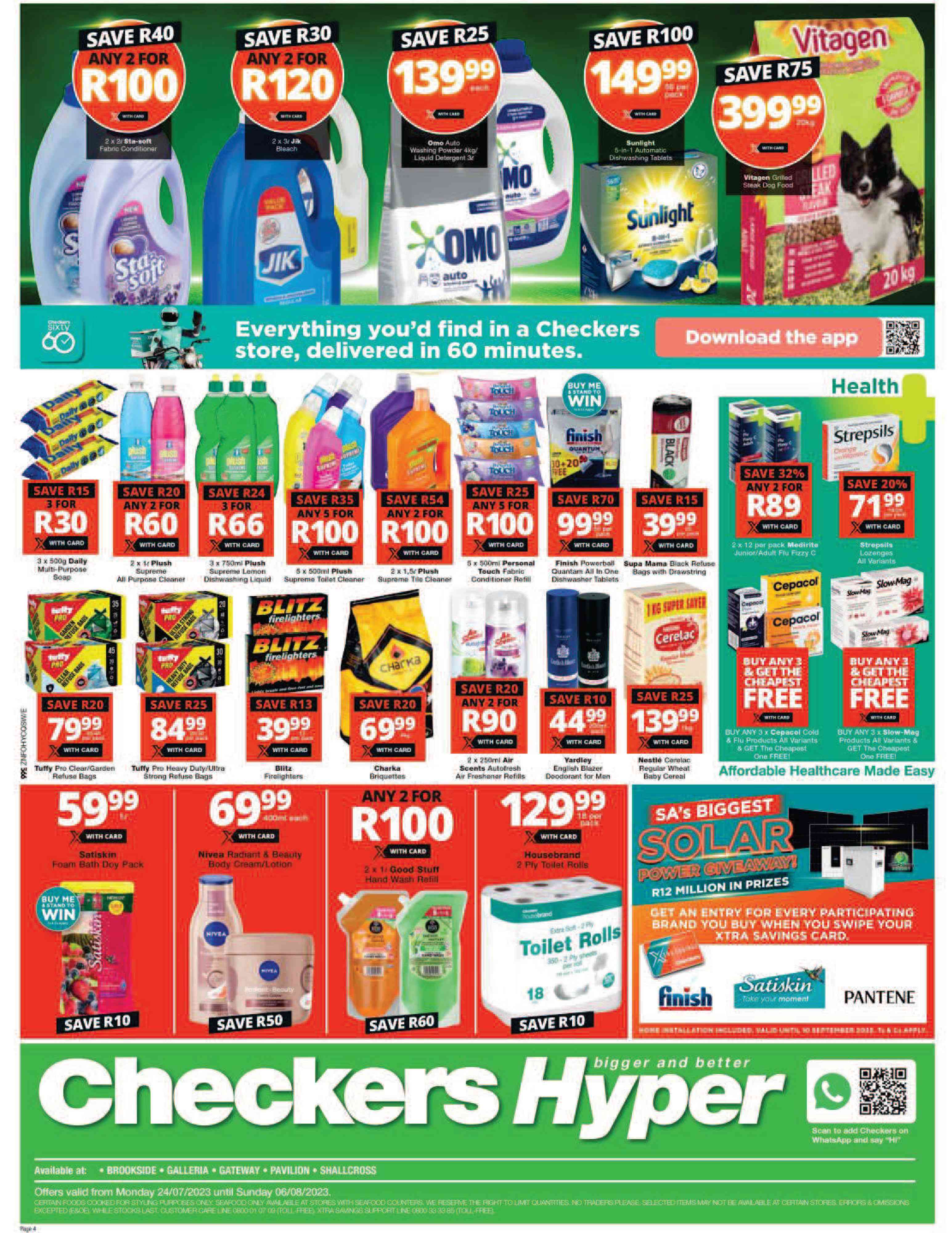 Checkers Hyper KwaZulu-Natal : SA's Biggest Solar Power Giveaway (24 ...