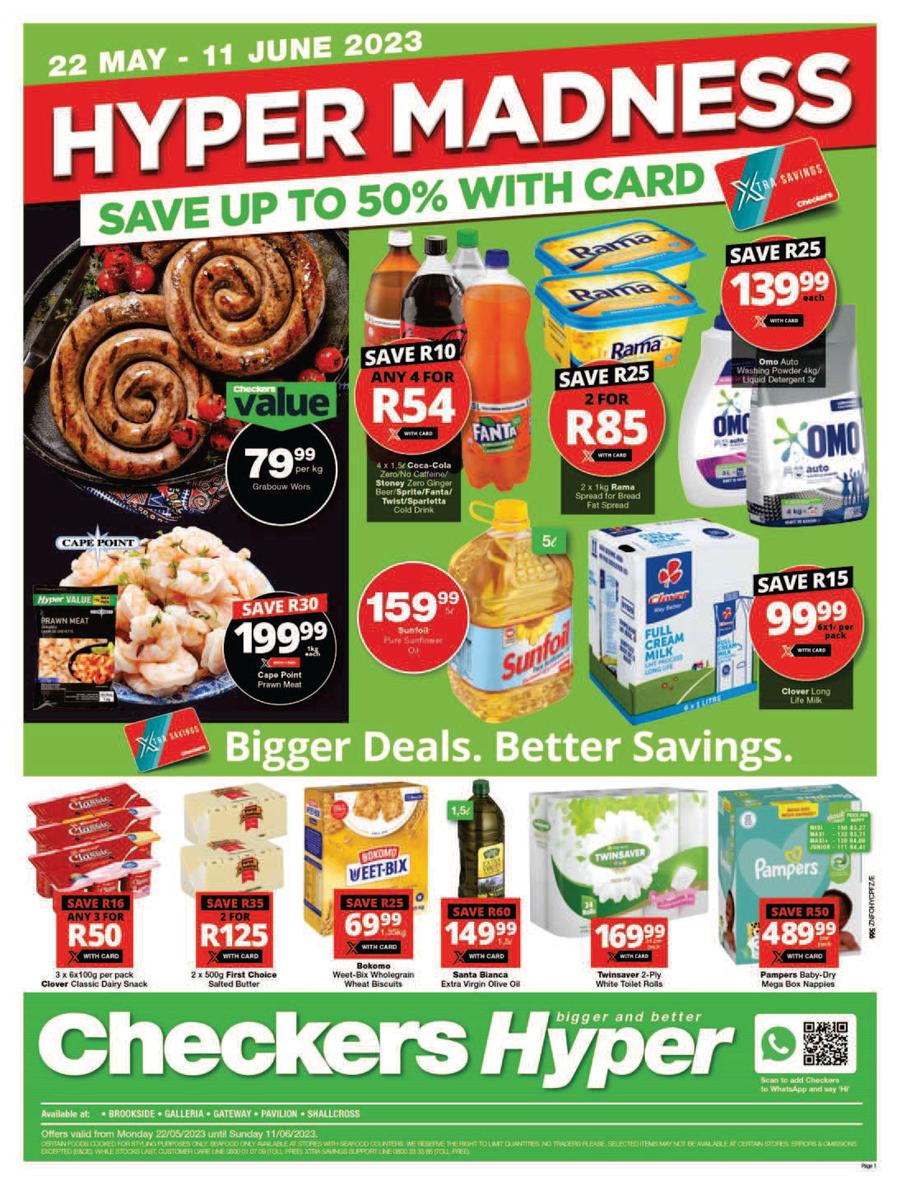 Checkers Hyper KwaZulu-Natal : Hyper Madness (22 May - 11 June 2023 ...