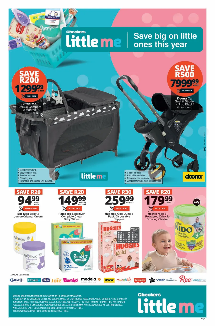 Checkers KwaZulu-Natal : Little Me (22 January - 4 February 2024) — m ...