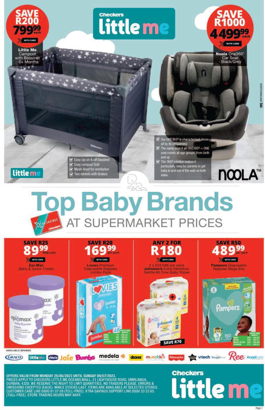 Checkers Oceans Mall : Little Me (26 June - 9 July 2023) — m.guzzle.co.za