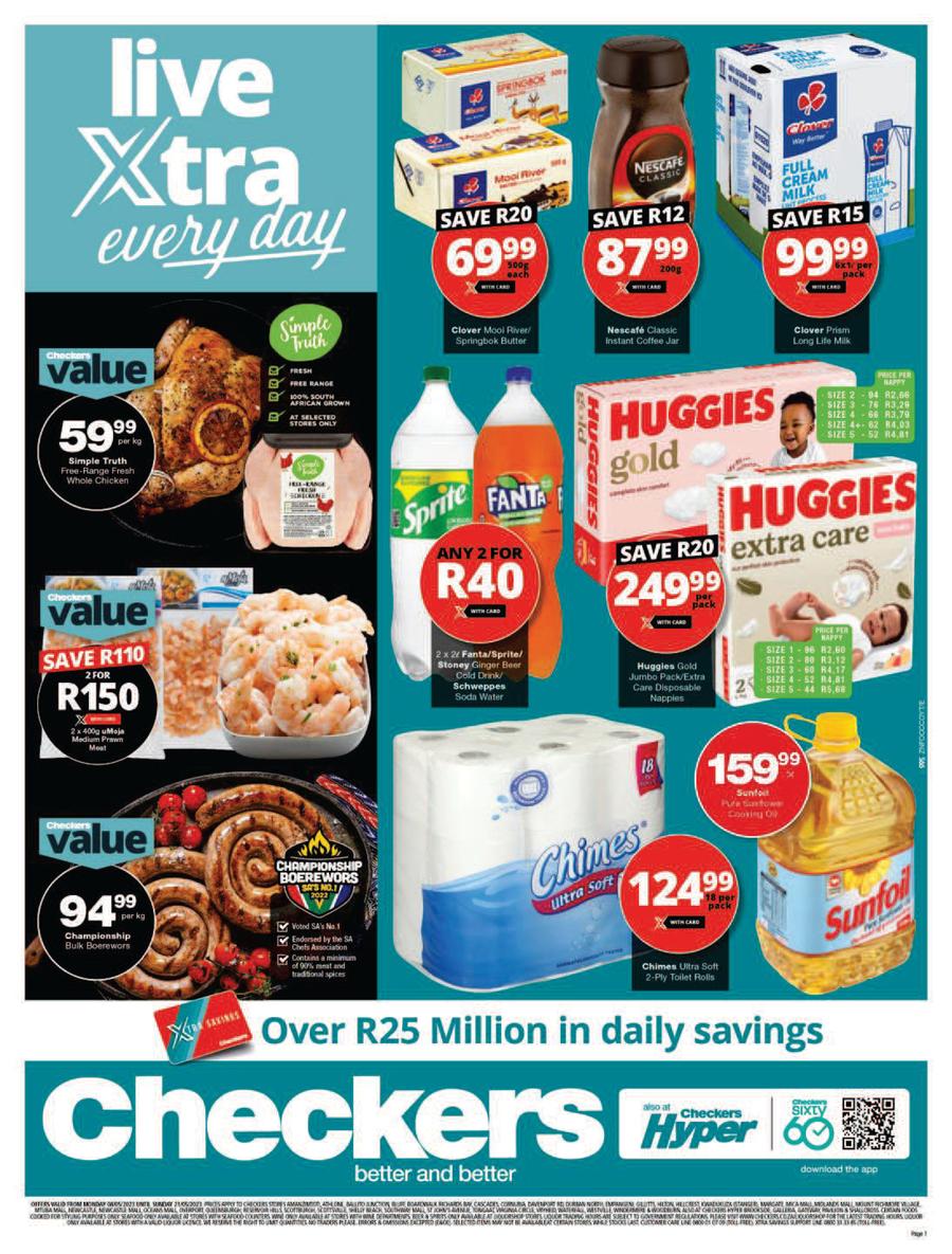 Checkers KwaZulu-Natal : Live Xtra Every Day (8 May - 21 May 2023) — m ...