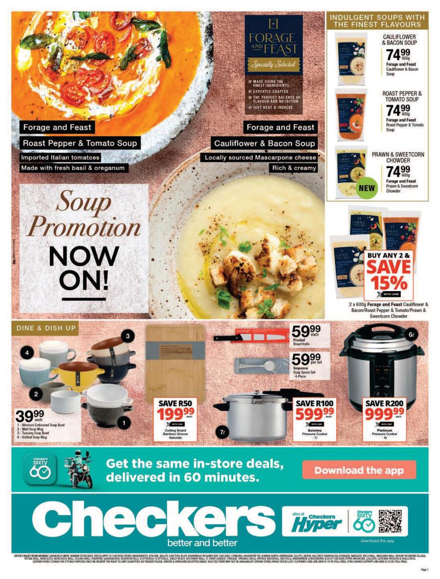 Checkers KwaZulu-Natal : Soup Promotion (24 April - 7 May 2023) — m ...