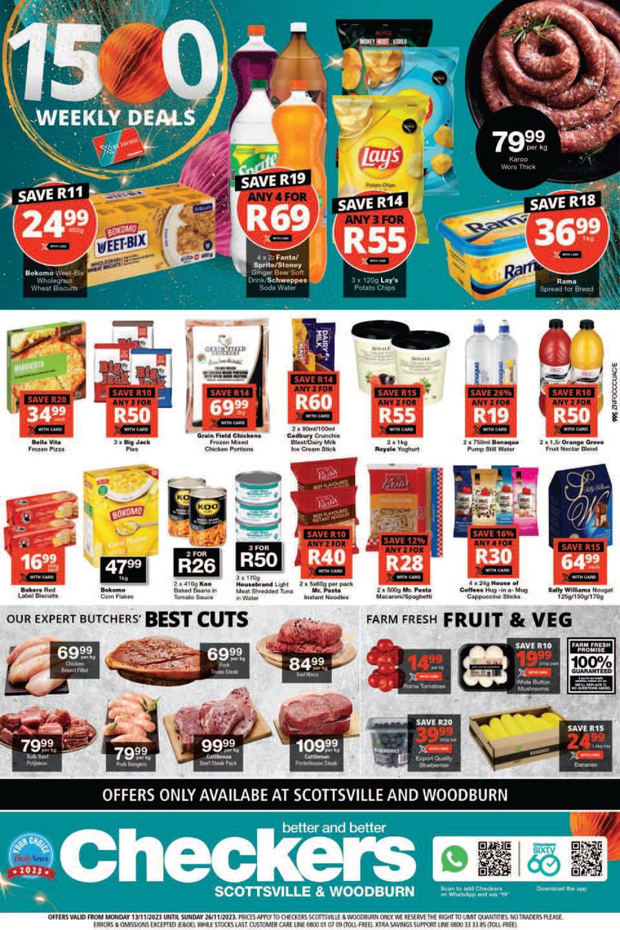 Checkers KwaZulu-Natal : Over 1500 Weekly Deals (13 November - 26 ...