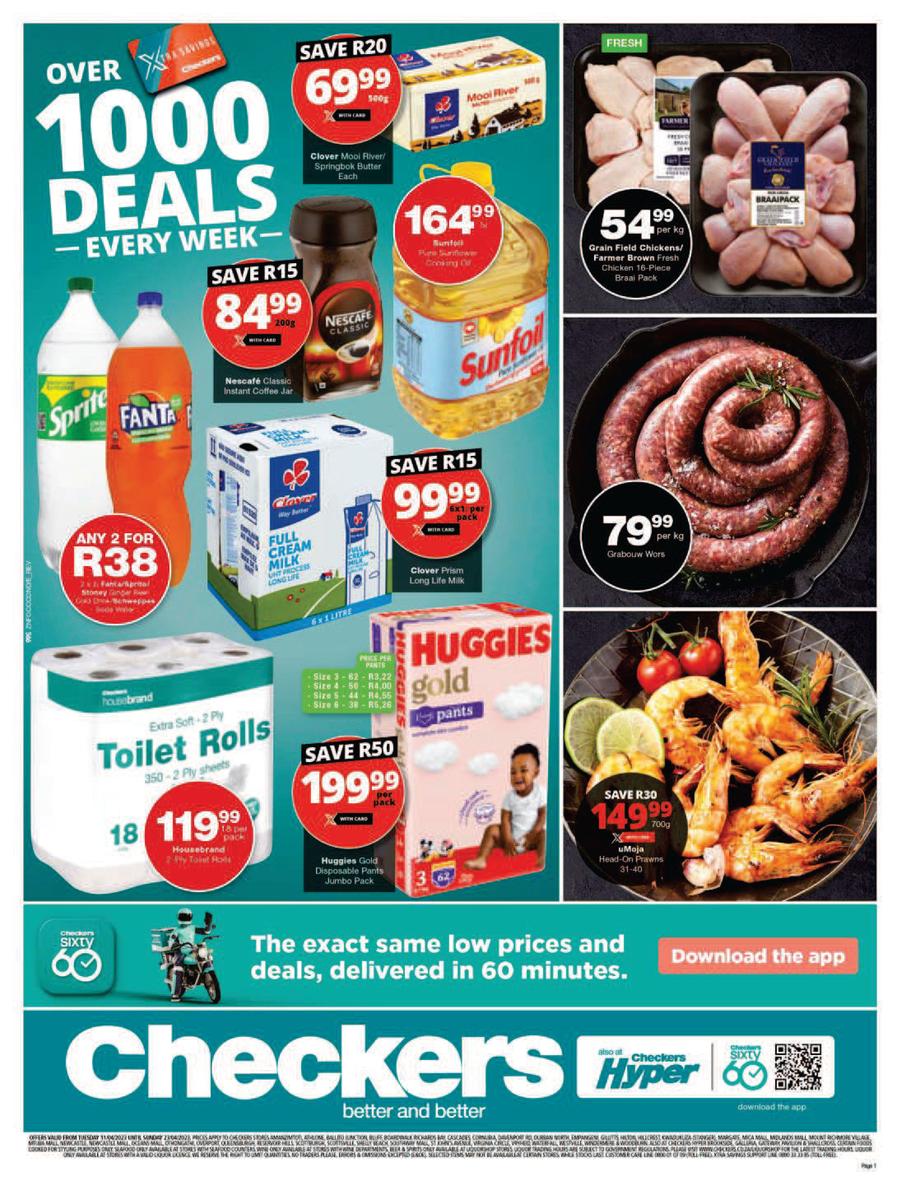 Checkers KwaZulu-Natal : Xtra Savings (11 April - 23 April 2023) — m ...
