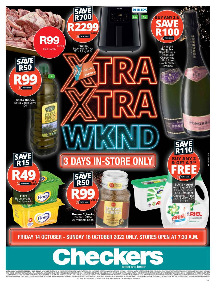 Checkers KwaZulu-Natal : Xtra Xtra Weekend (14 October - 16 October ...
