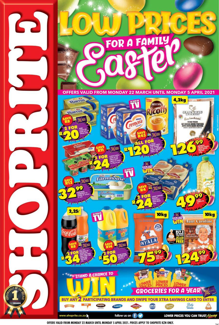 Shoprite KwaZulu-Natal : Low Prices Easter (22 March-5 April 2021) — m ...