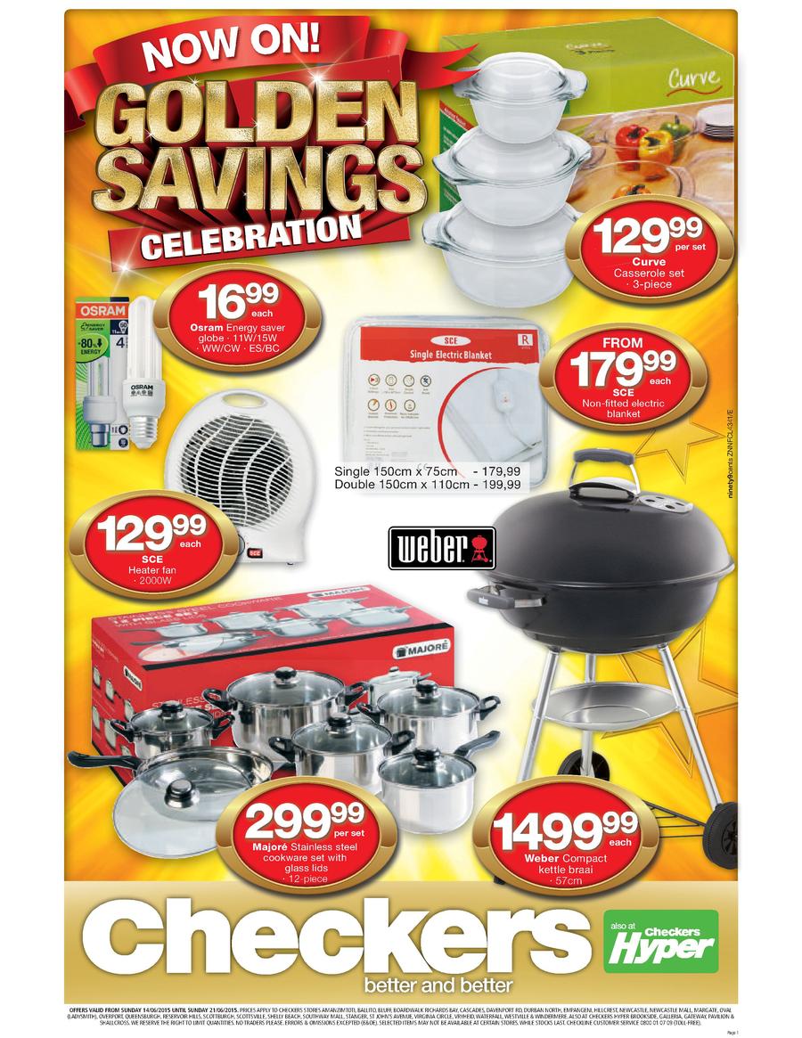 Checkers KZN : Appliances Specials (14 Jun - 21 Jun 2015) — m.guzzle.co.za