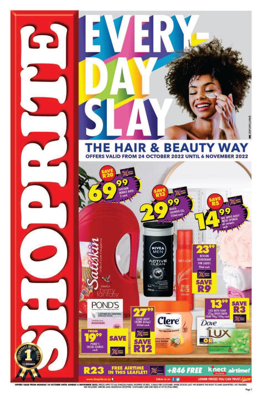 Shoprite KwaZulu-Natal : Everyday Slay (24 October - 6 November 2022 ...