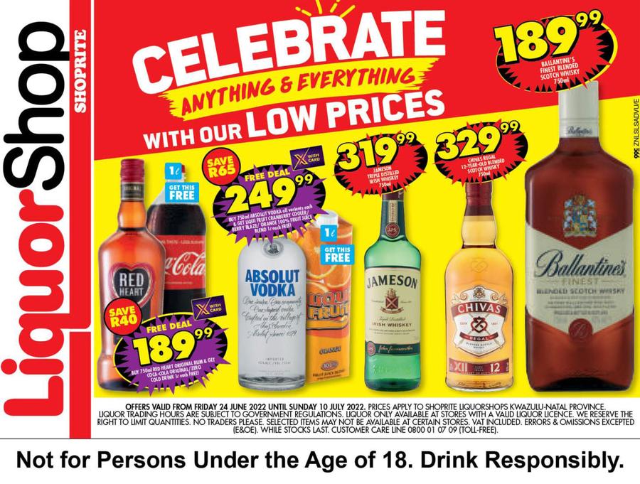 Shoprite Liquor KwaZulu-Natal : Celebrate Anything & Everything! (24 ...