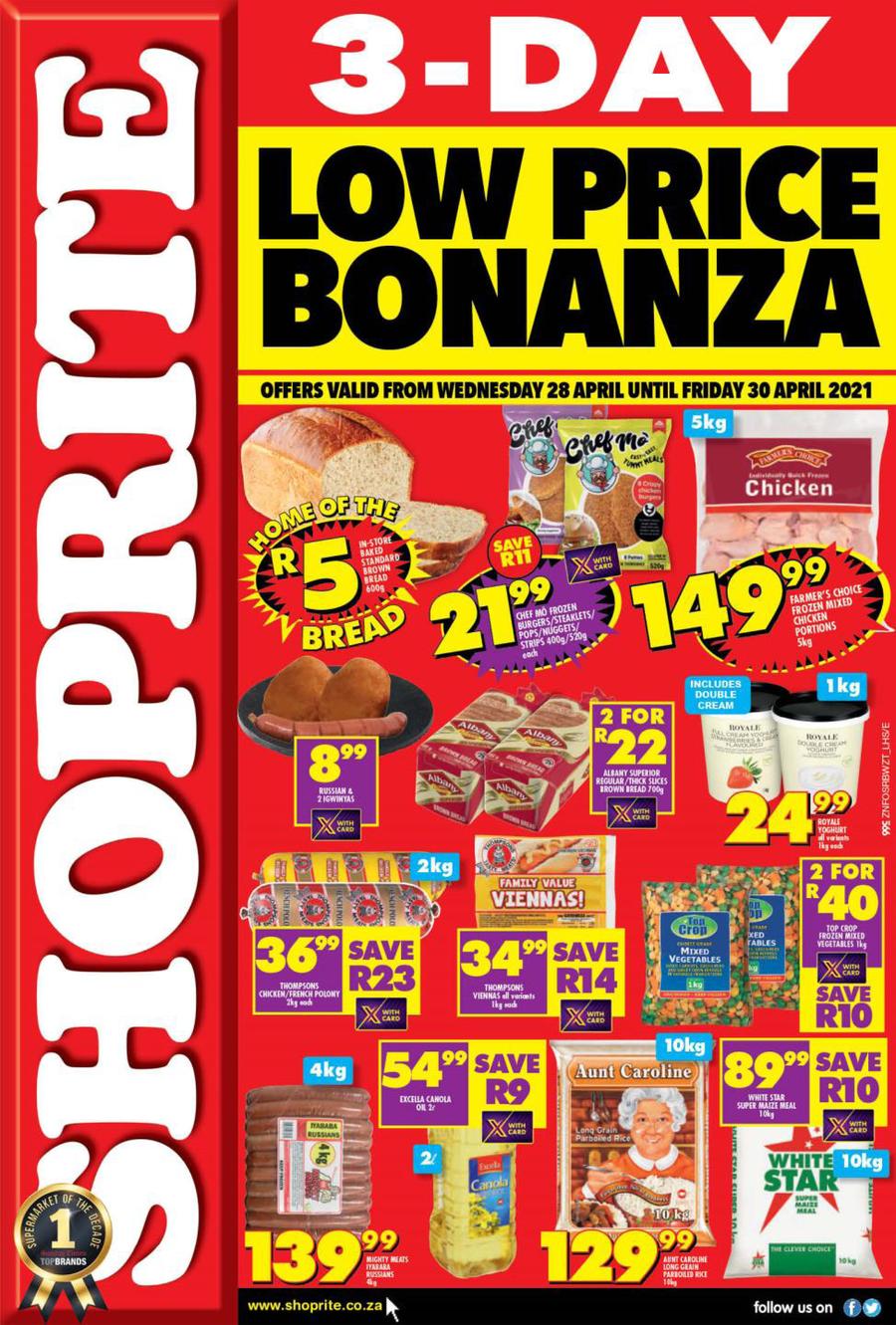 Shoprite KwaZulu-Natal : Low Price (28 April - 30 April 2021) — m ...