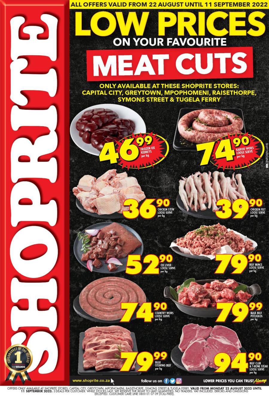 Shoprite KwaZulu-Natal : Low Prices On Your Favourite Meat Cuts! (22 ...