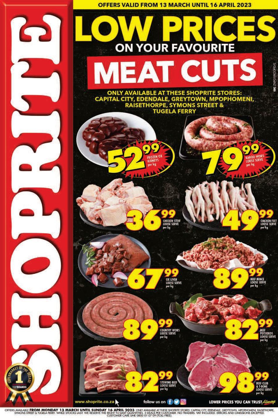 Shoprite KwaZulu-Natal : Low Prices On Your Favourite Meat Cuts! (13 ...