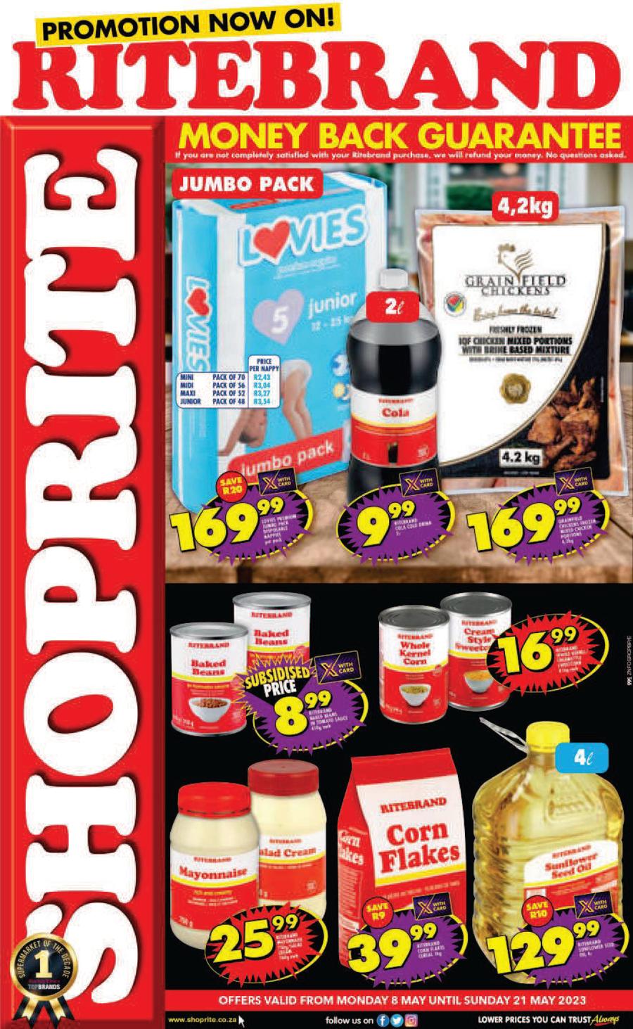 Shoprite KwaZulu-Natal : Ritebrand (8 May - 21 May 2023) — m.guzzle.co.za