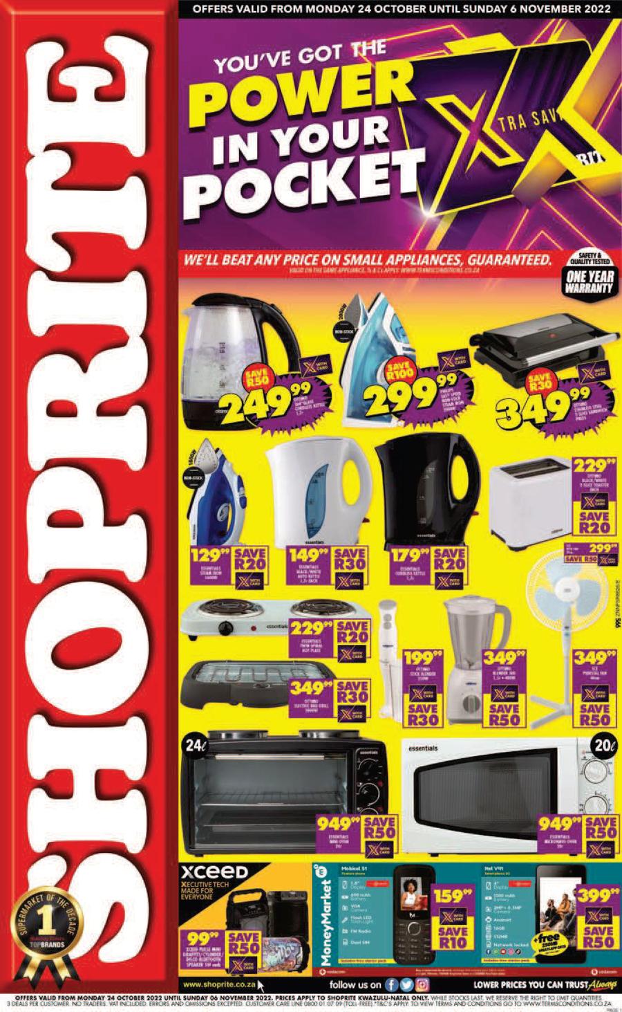 Shoprite KwaZulu-Natal : Power Of Your Pocket! (24 October - 6 November ...