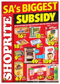 Shoprite KZN : Subsidy Promotion (15 Oct - 21 Oct 2018) — www.guzzle.co.za