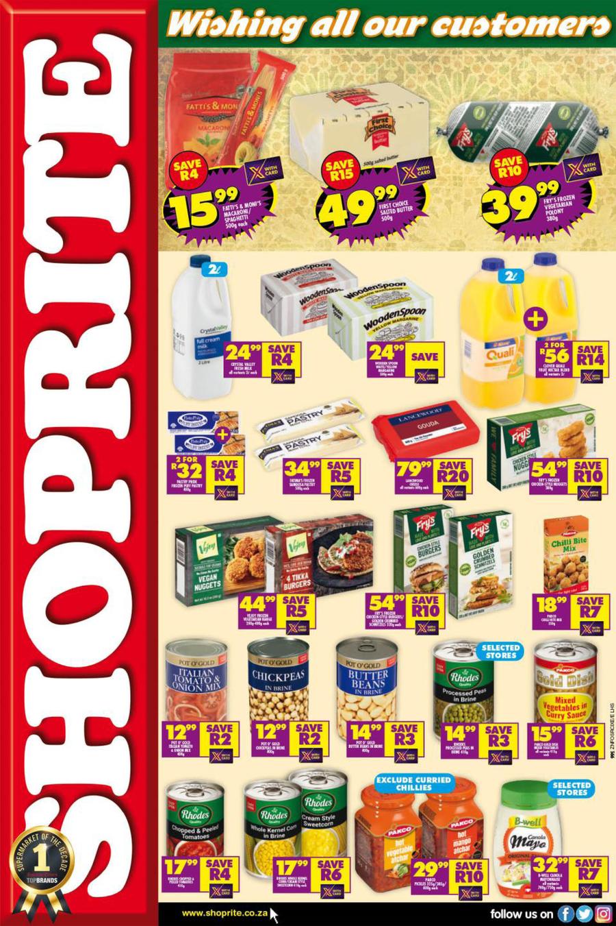 Shoprite KwaZulu-Natal : Xtra Savings (5 September - 9 October 2022 ...