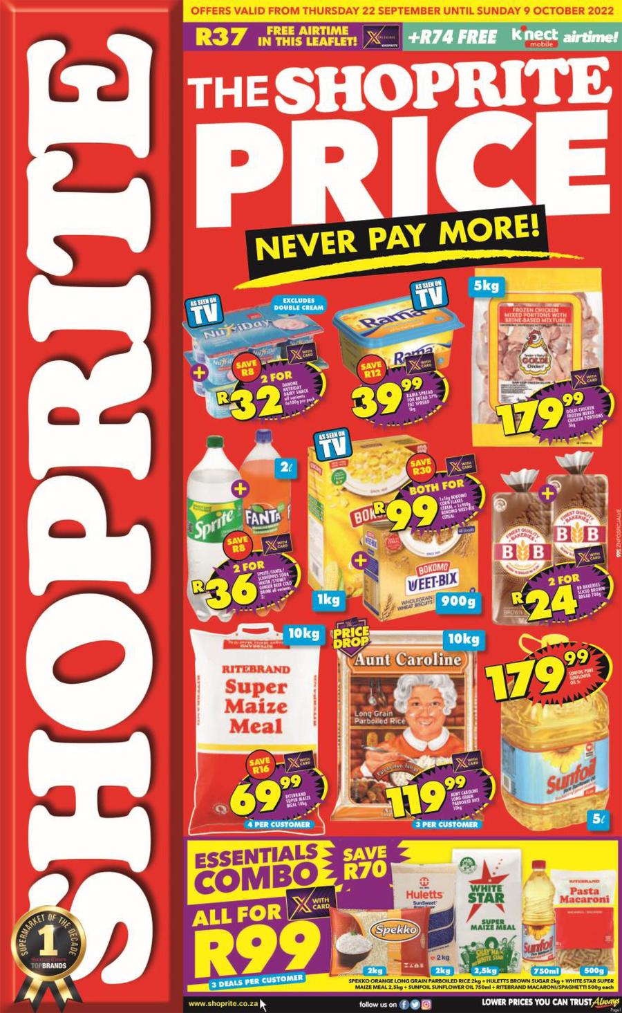 Shoprite KwaZulu-Natal : The Shoprite Price (22 September - 9 October ...